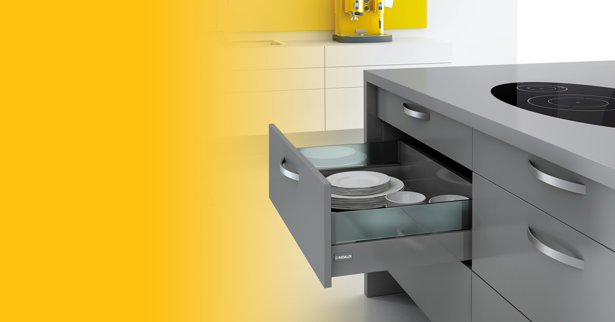 Indaux Metal Drawer System in Phoenix, AZ & Los Angeles, CA | Peterman ...